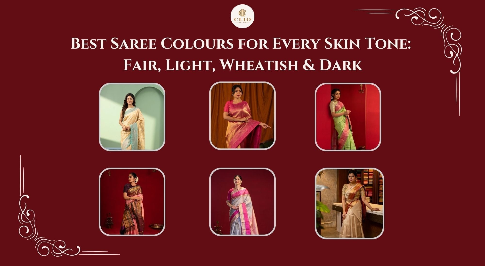 Best Saree Colours for Every Skin Tone: Fair, Light, Wheatish & Dark ...