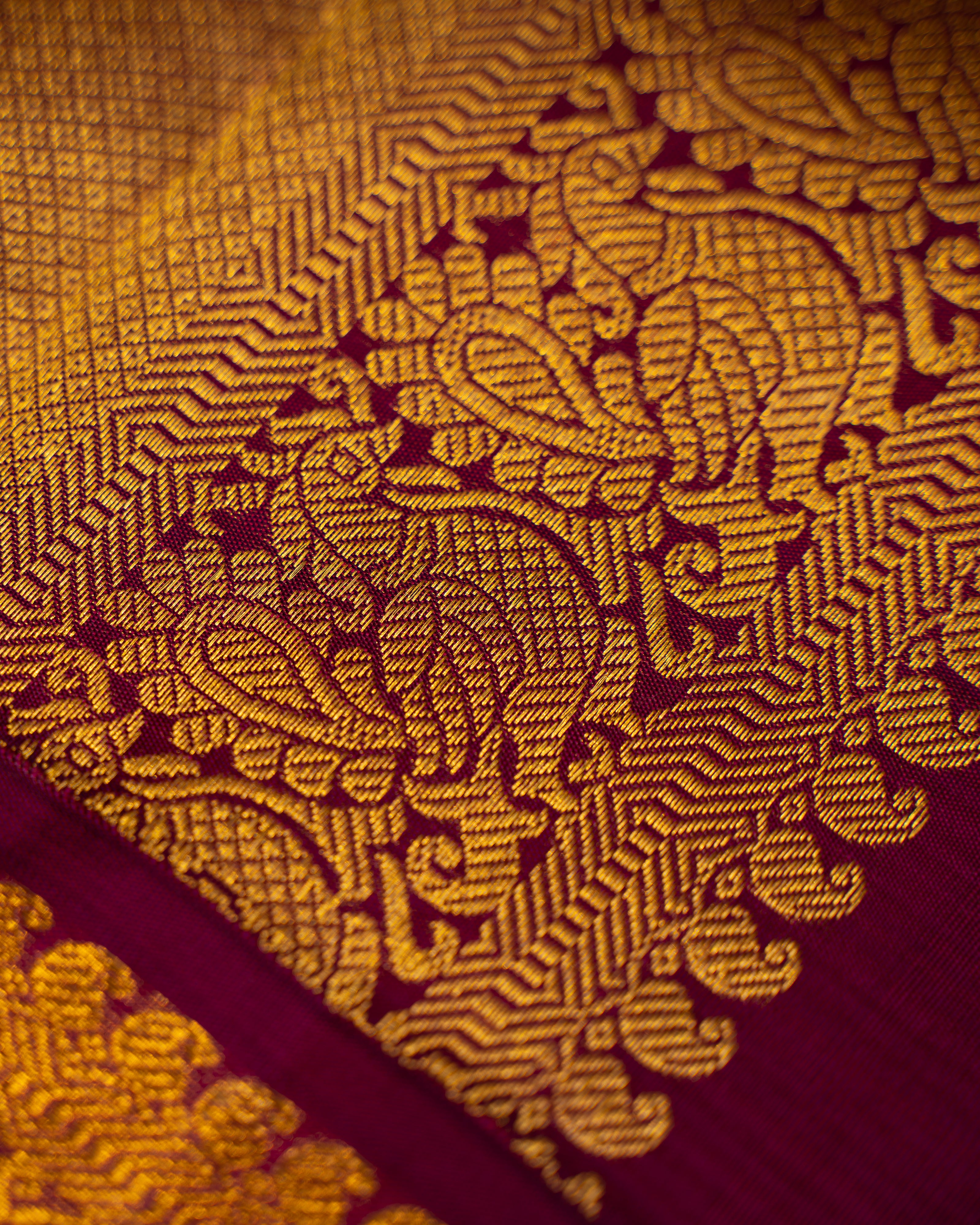 Kanchipuram Silk Sarees Half Fine Zari Online | Silk Sarees Kanjivaram ...