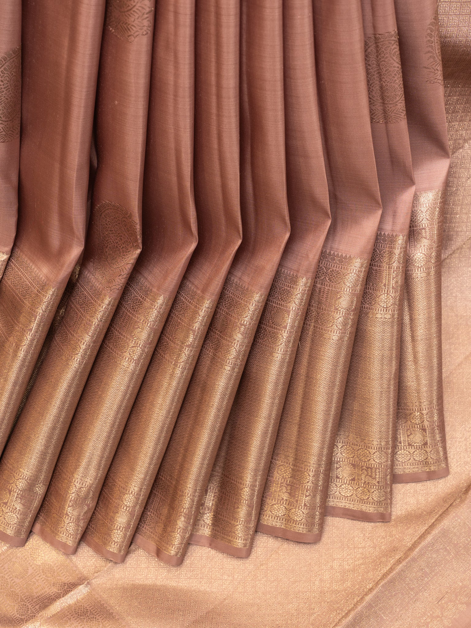 Opera mauve Pastel Kanchipuram silk saree | Clio Silks